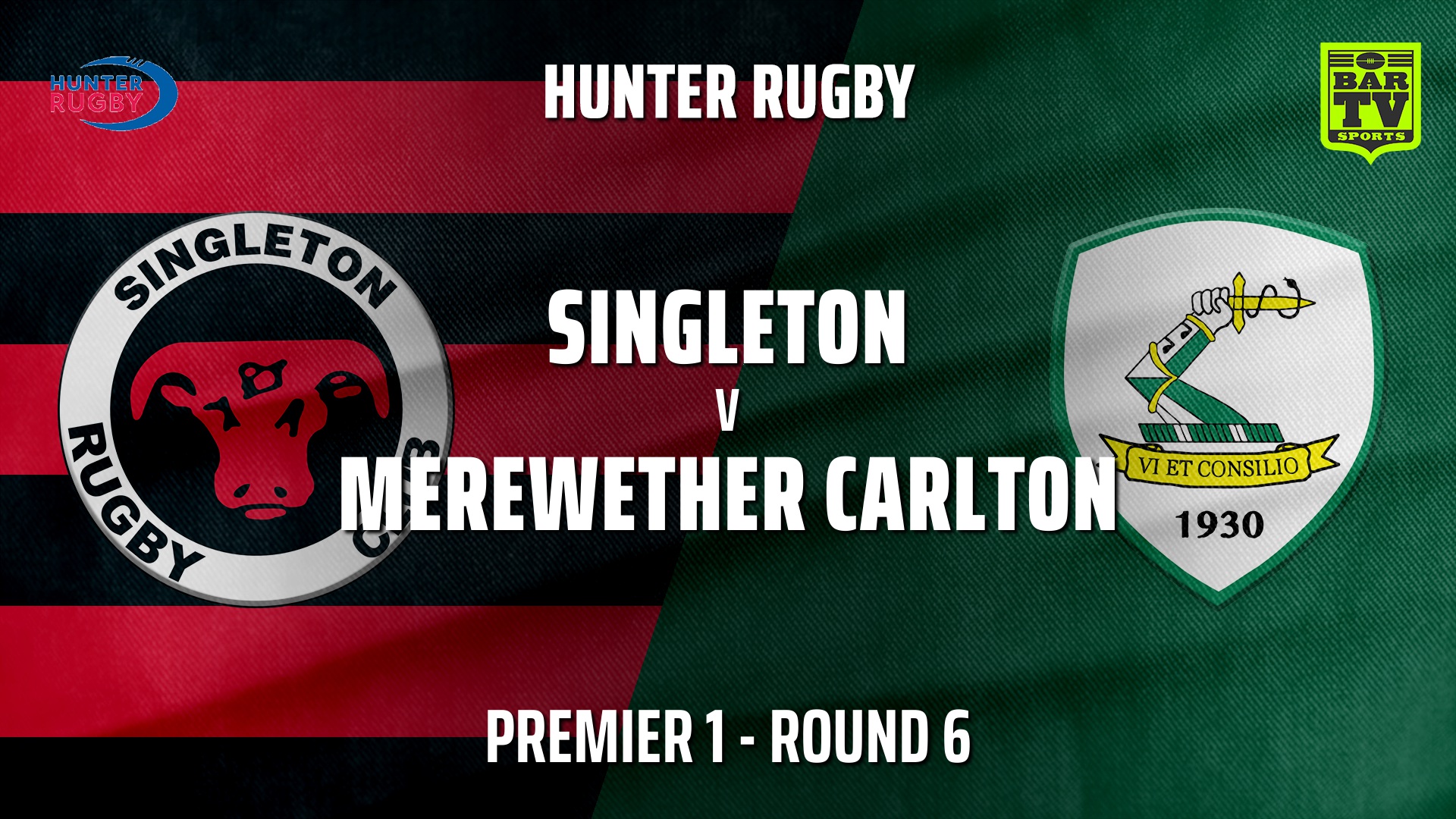 VIDEO: HRU Round 6 - Premier 1 - Singleton Bulls v Merewether Carlton