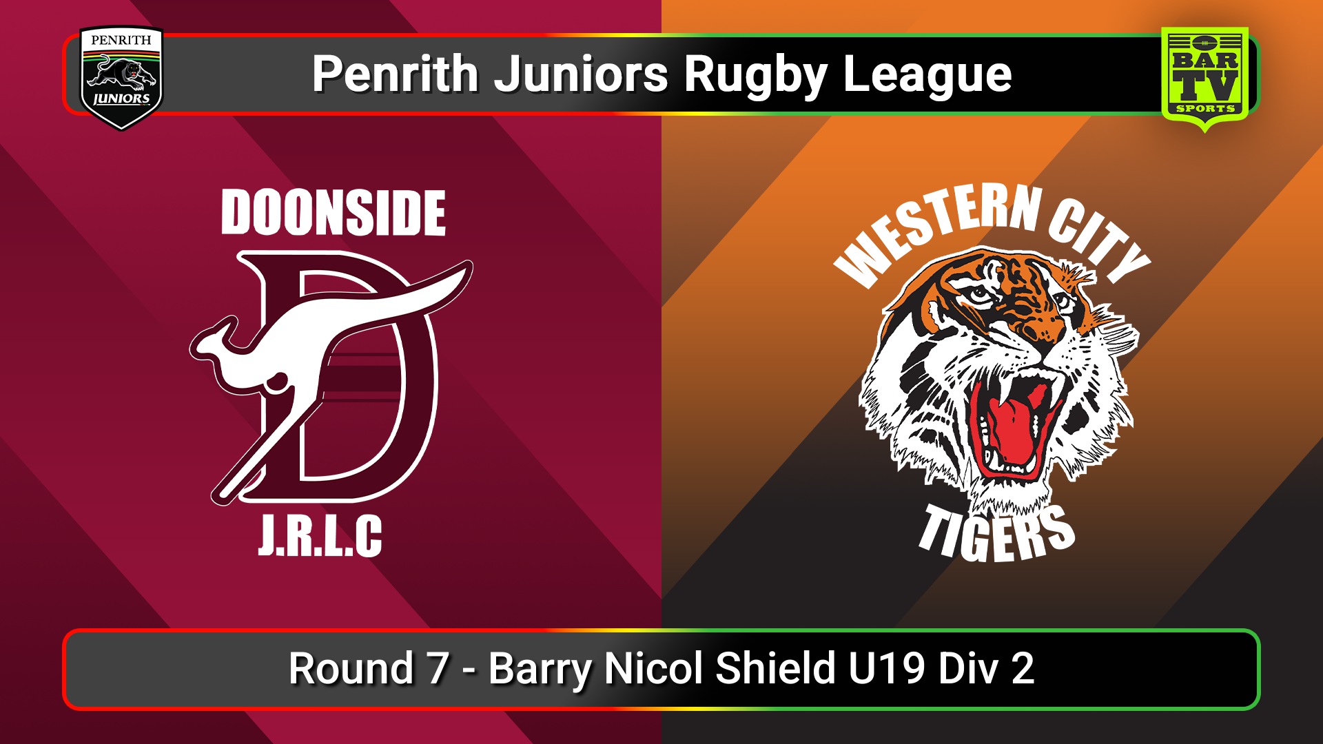 Penrith & District Junior Rugby League Round 7 - Barry Nicol Shield U19 ...