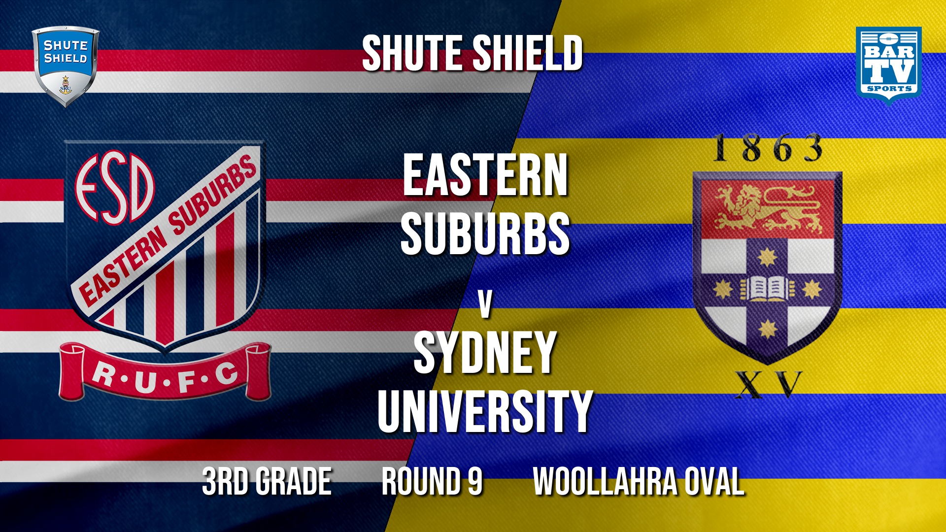 VIDEO: Shute Shield Round 9 - 3rd Grade - Eastern Suburbs v Sydney ...