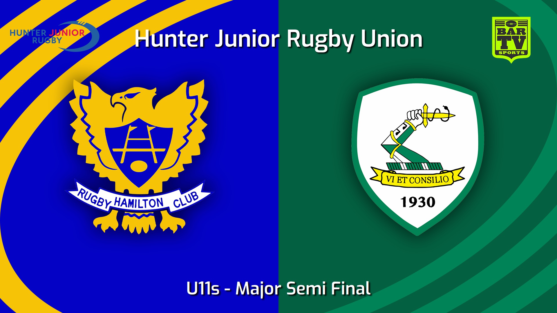 Hunter Junior Rugby Union Grand Final - U11s - Hamilton Hawks v ...