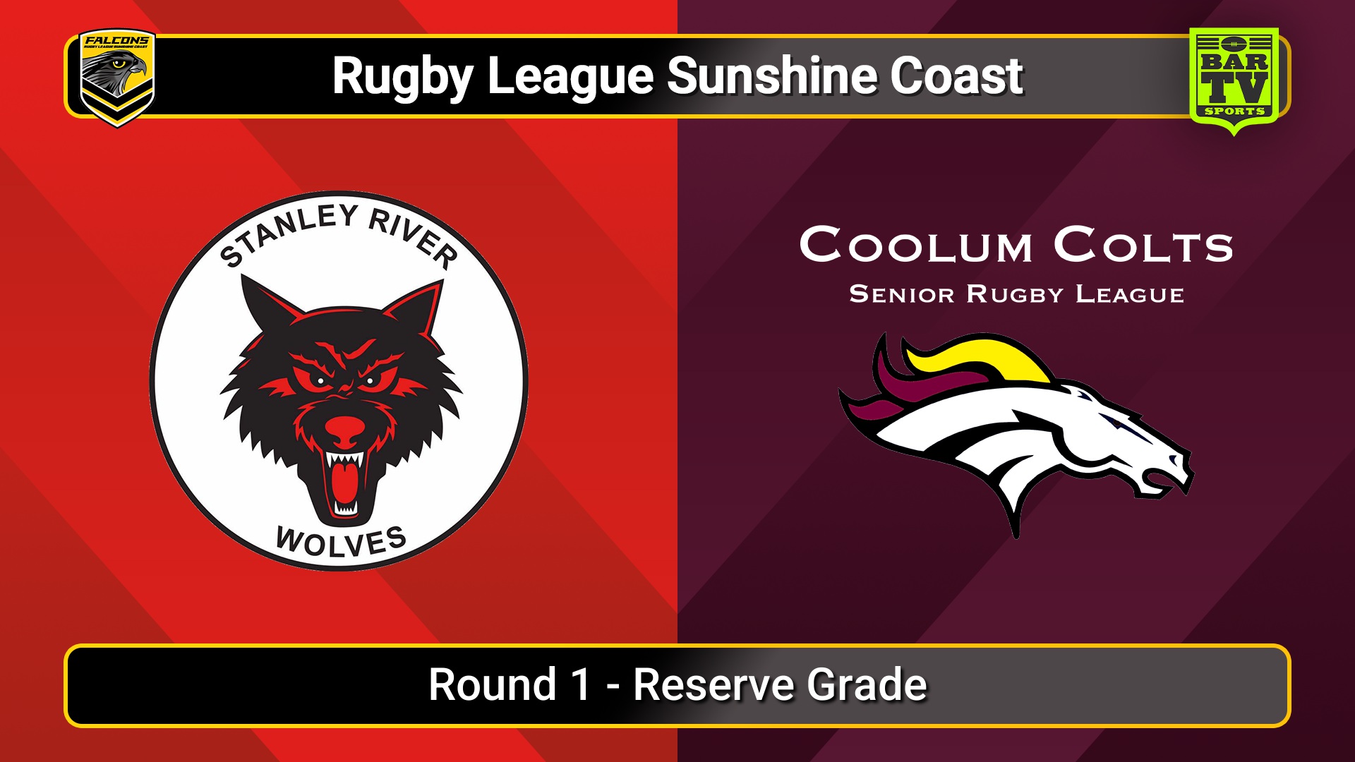 Sunshine Coast RL Round 1 - Reserve Grade - Stanley River Wolves v ...